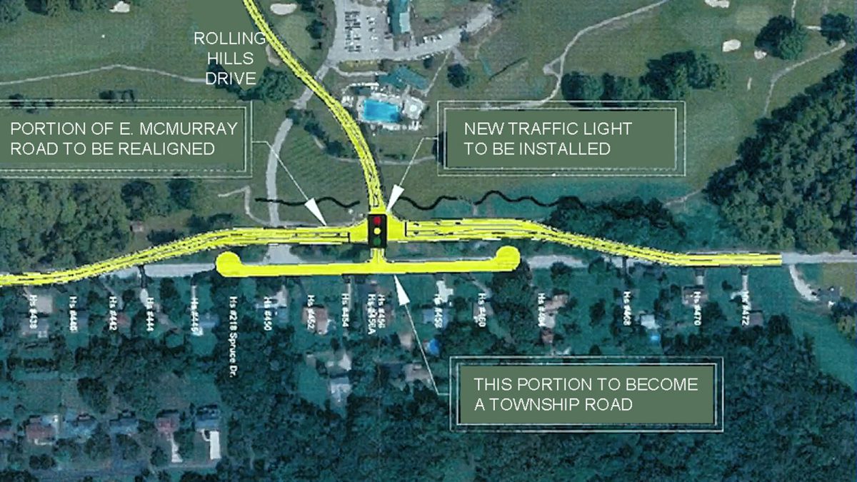 Peters Township seeks approval for East McMurray Road design - The Almanac